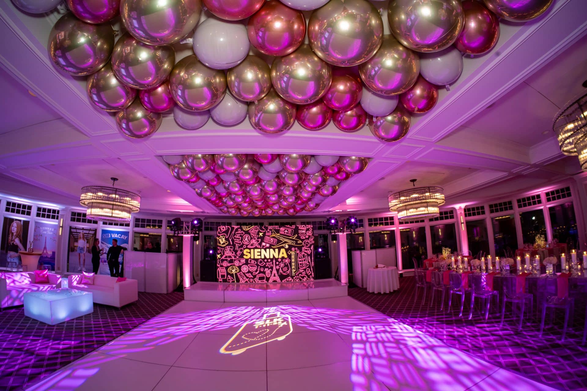 Sienna's Travel Themed Bat Mitzvah · Balloon Artistry