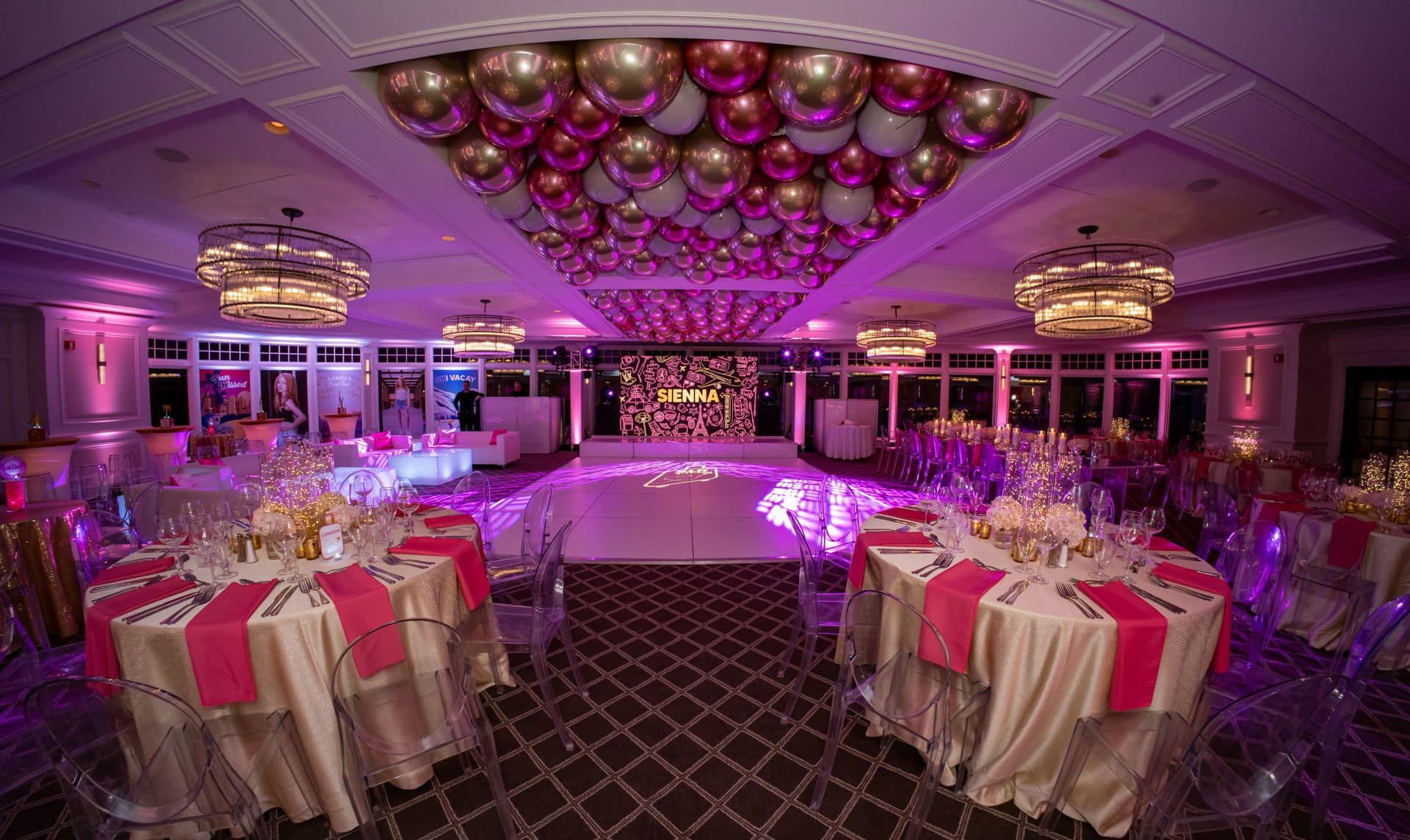 Sienna's Travel Themed Bat Mitzvah · Balloon Artistry